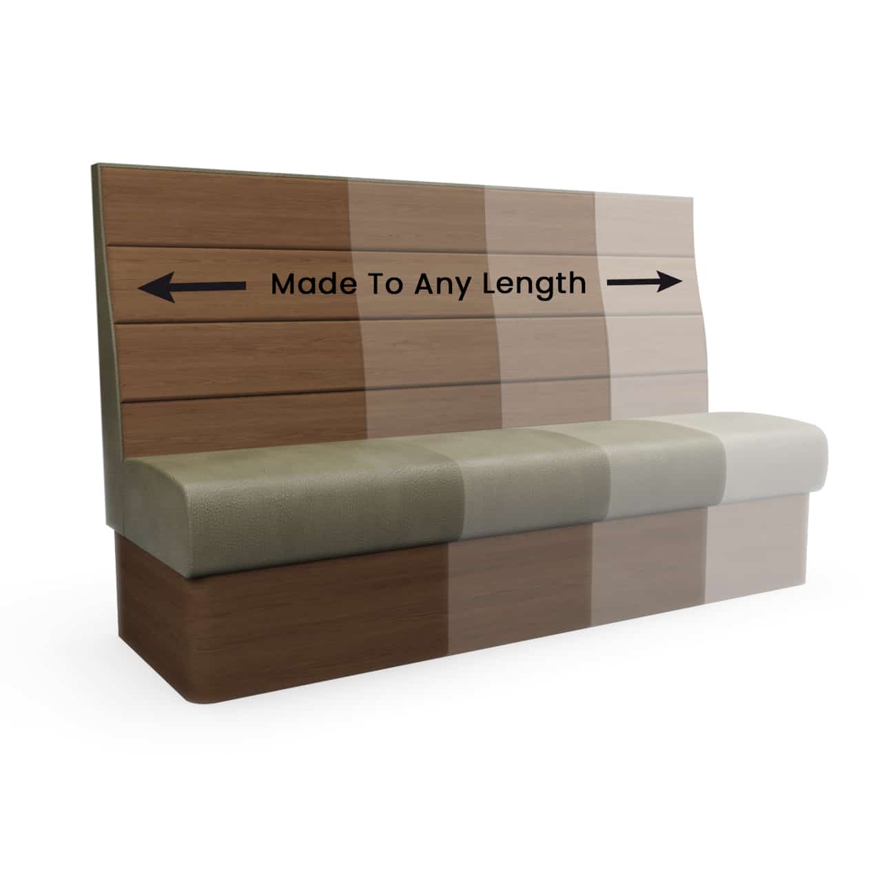 Plank Laminate Wood Booth Seating • HCF Contract Furniture