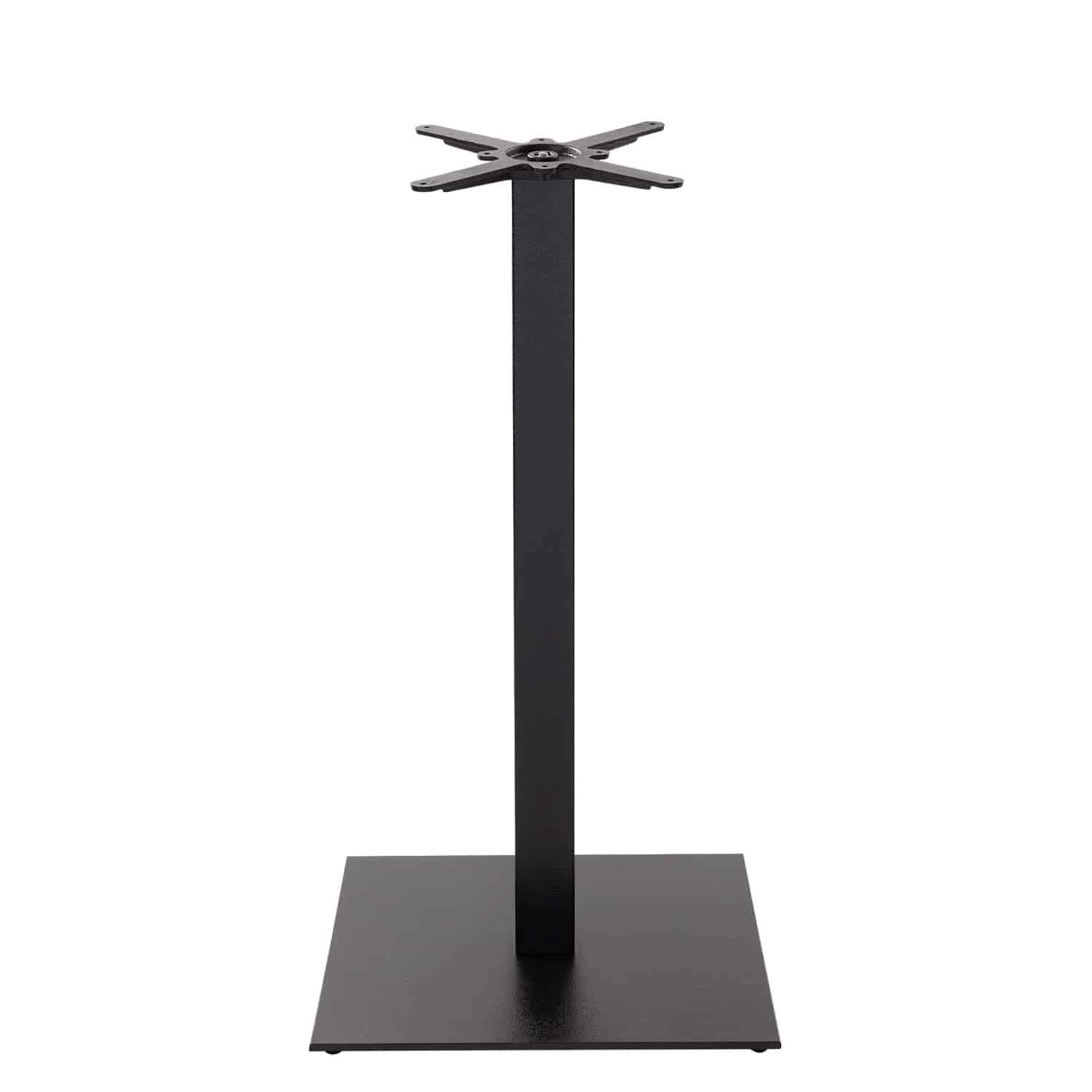 Black Square Flat Bases • HCF Contract Furniture