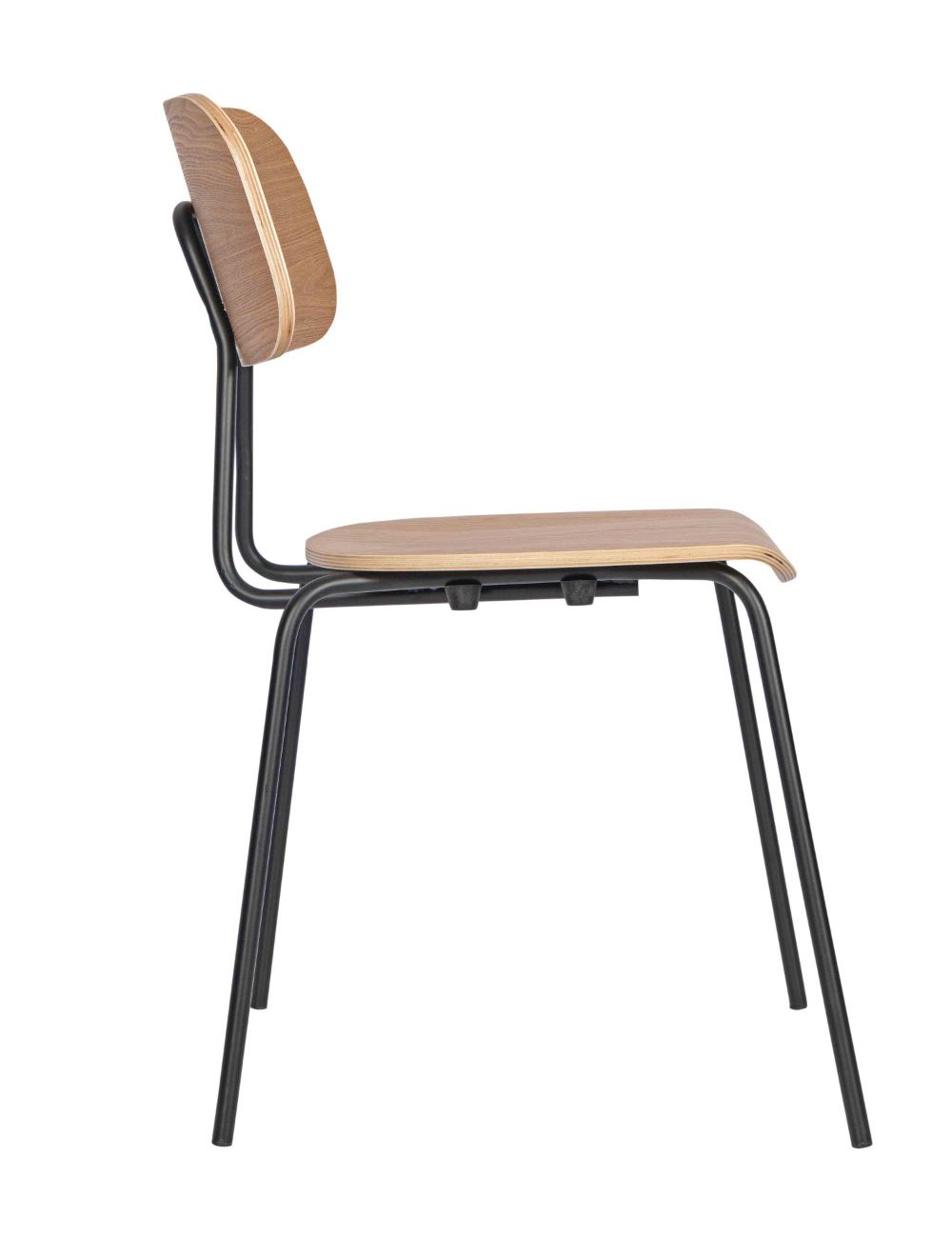 Clifton Black Steel Side Chair | HCF Contract Furniture
