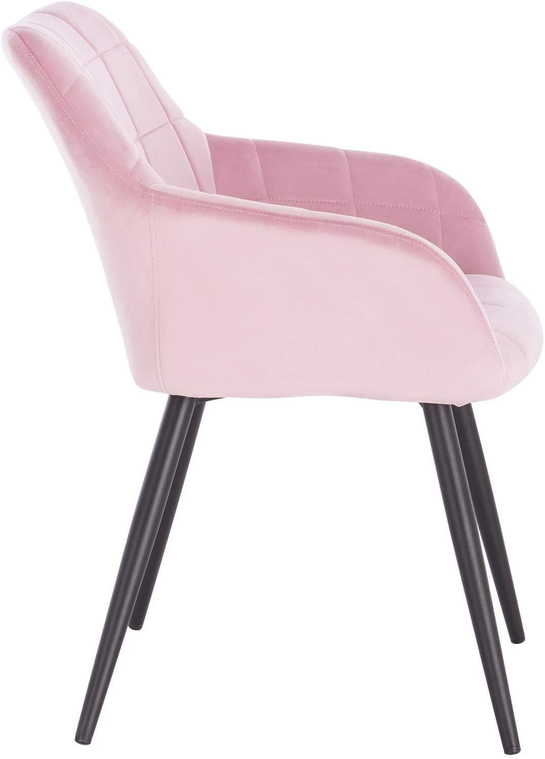 SQQ1 Square Quilted Chair – Pink Velvet | HCF Contract Furniture