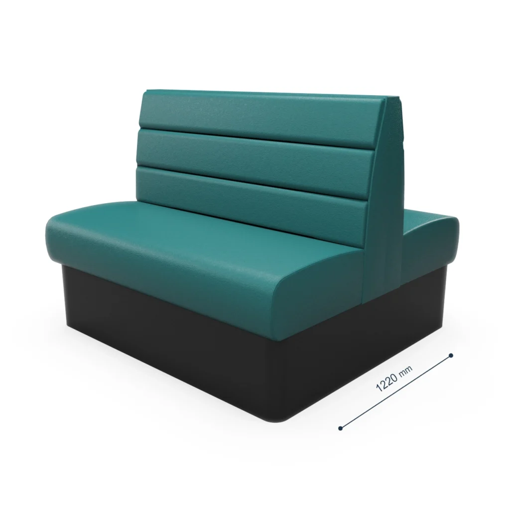 Horizontal Fluted Booth & Banquette Seating | HCF Contract